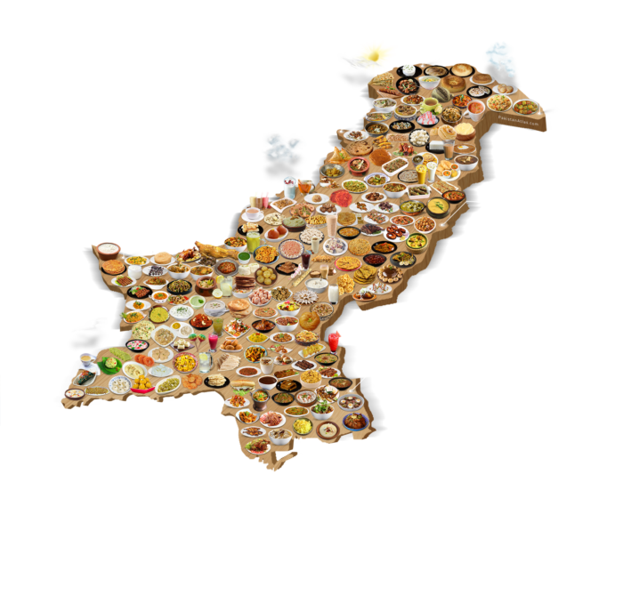 Food map – reference | Pakistan Atlas